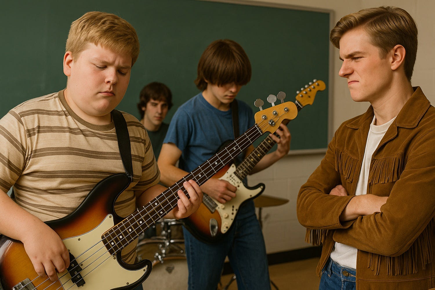 A gig for Teeny Weeny and the Dingle Dorks - Once a boy