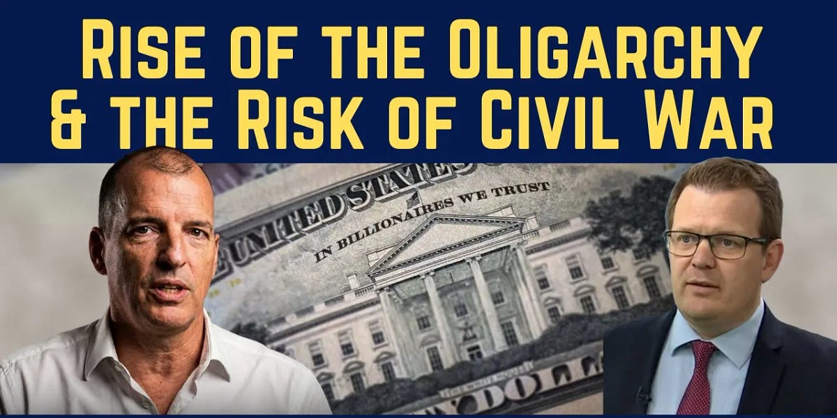 Alex Krainer: Rise of the Oligarchy & the Risk of Civil War