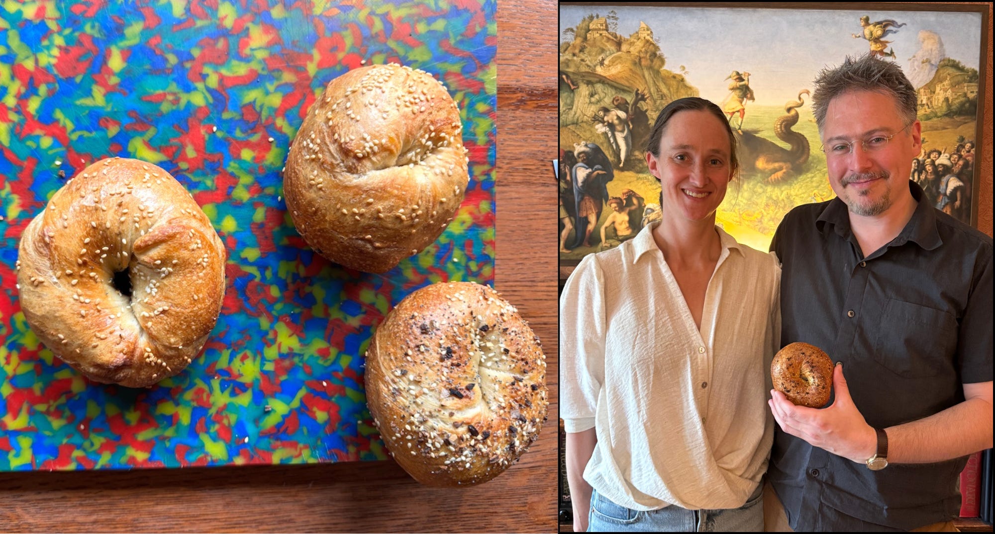 I tried Seattle mayoral candidate Katie Wilson's (husband's) bagels