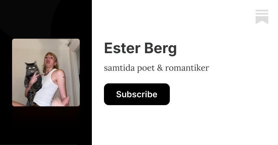 Ester Berg | Substack