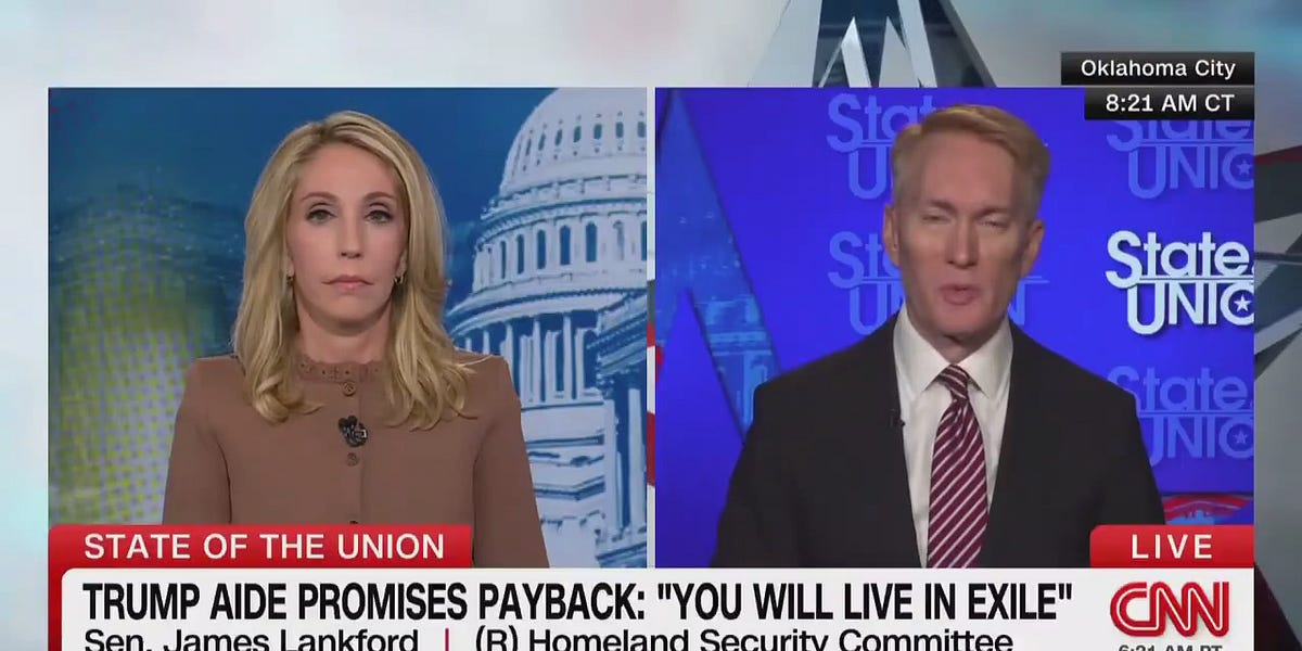 Oklahoma Republican Senator condemns white nationalism in CNN interview