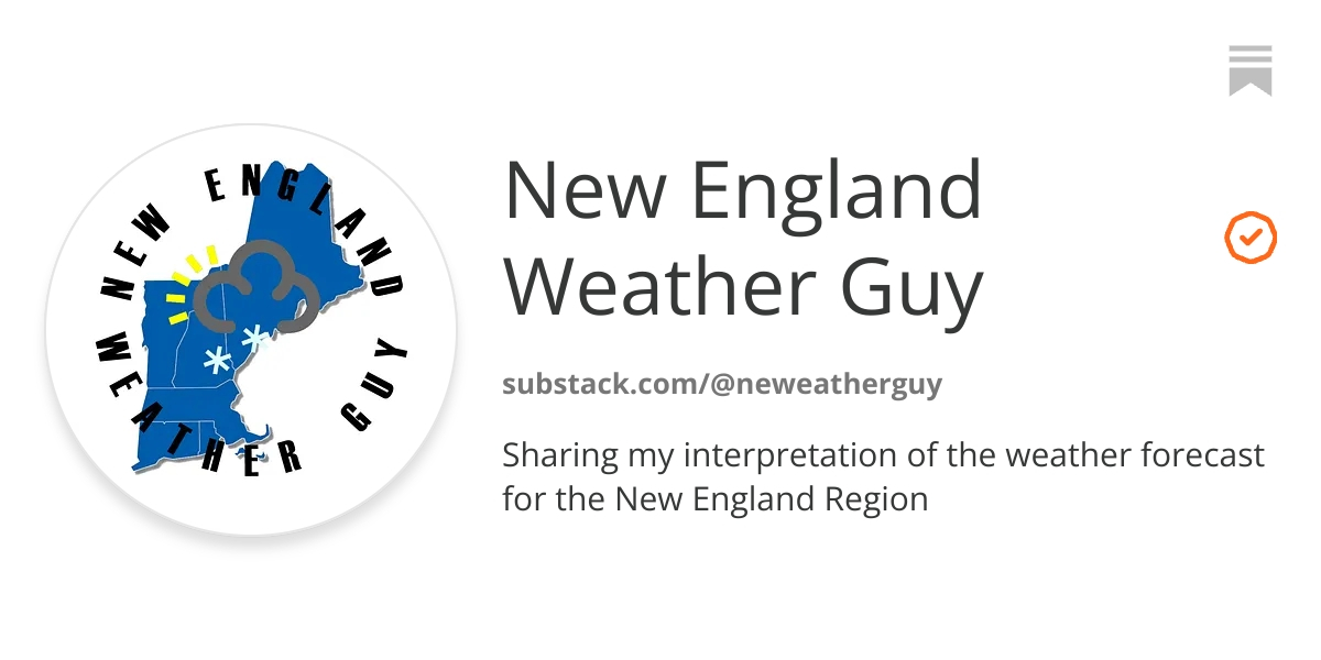 New England Weather Guy | Substack
