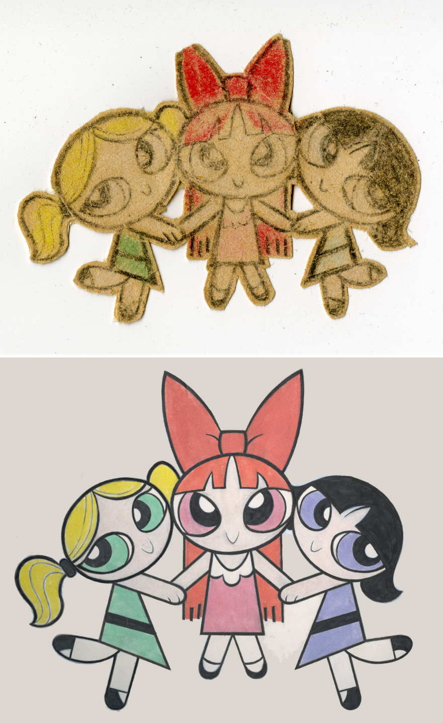 Designing the Powerpuff Girls