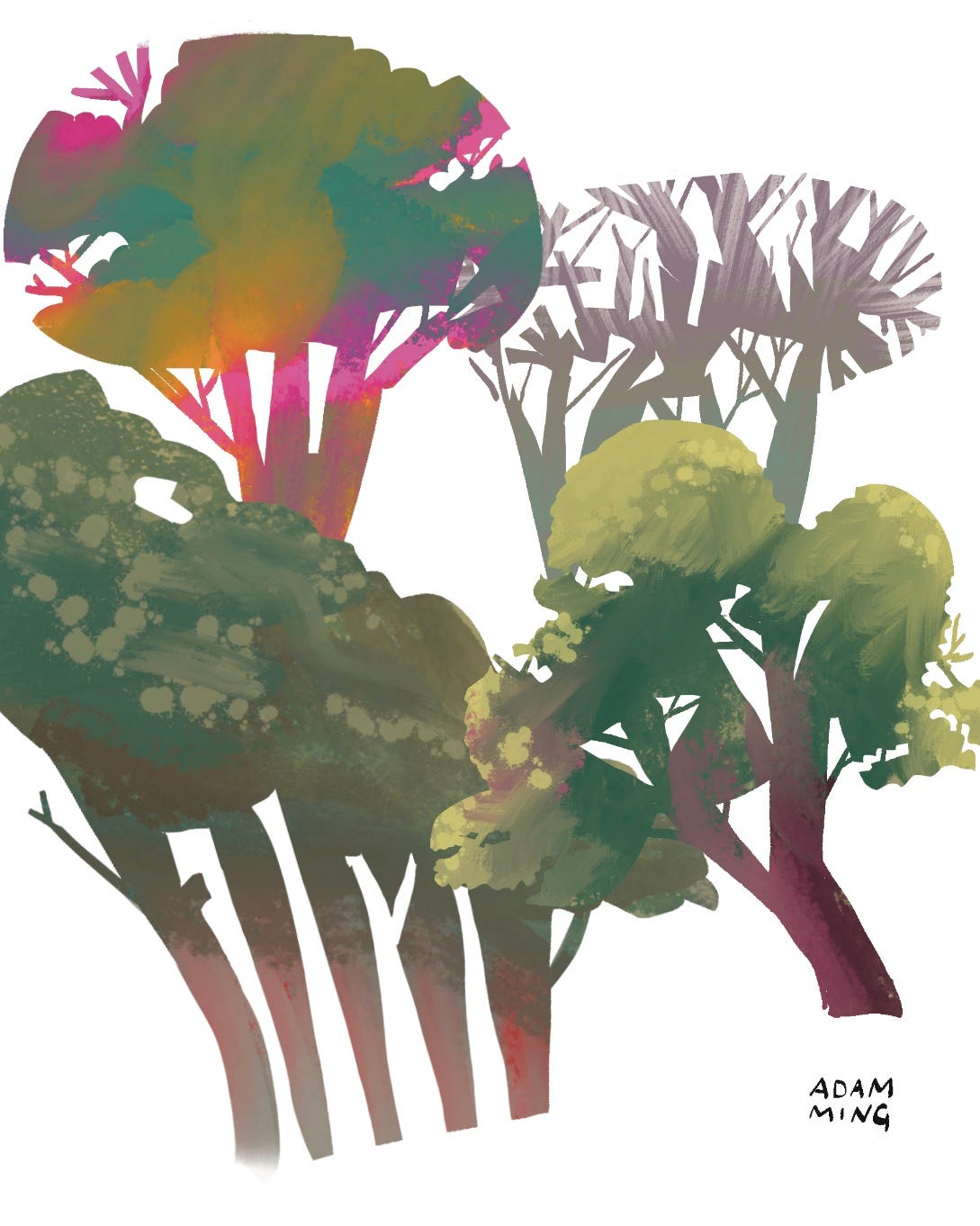 You’re bad at drawing trees! - by Adam Ming - Art Gym