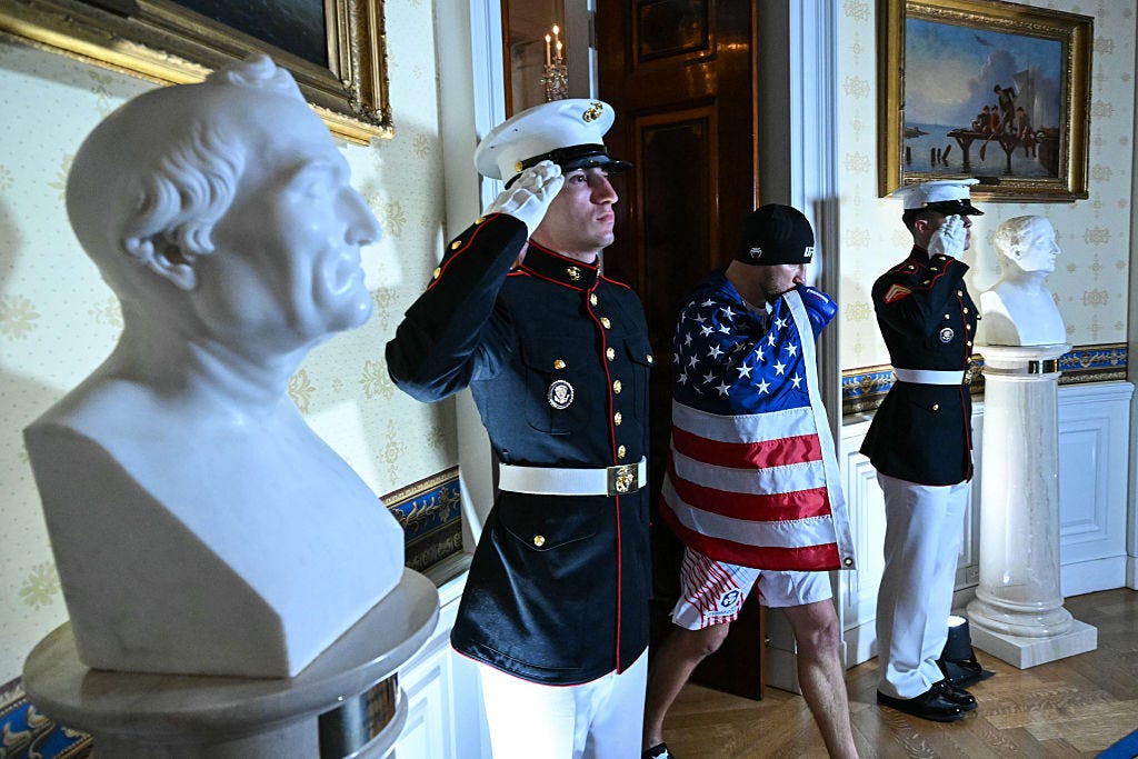 Why Military Was at the UFC White House Event