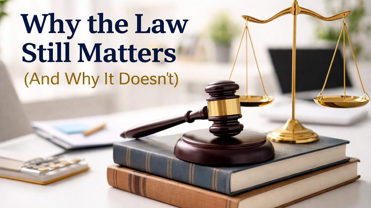 Why the Law Still Matters (And Why It Doesn't)
