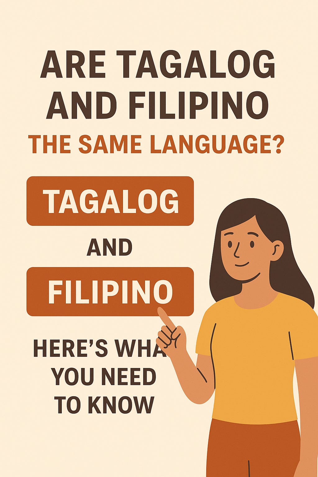 Are Tagalog and Filipino the Same Language?