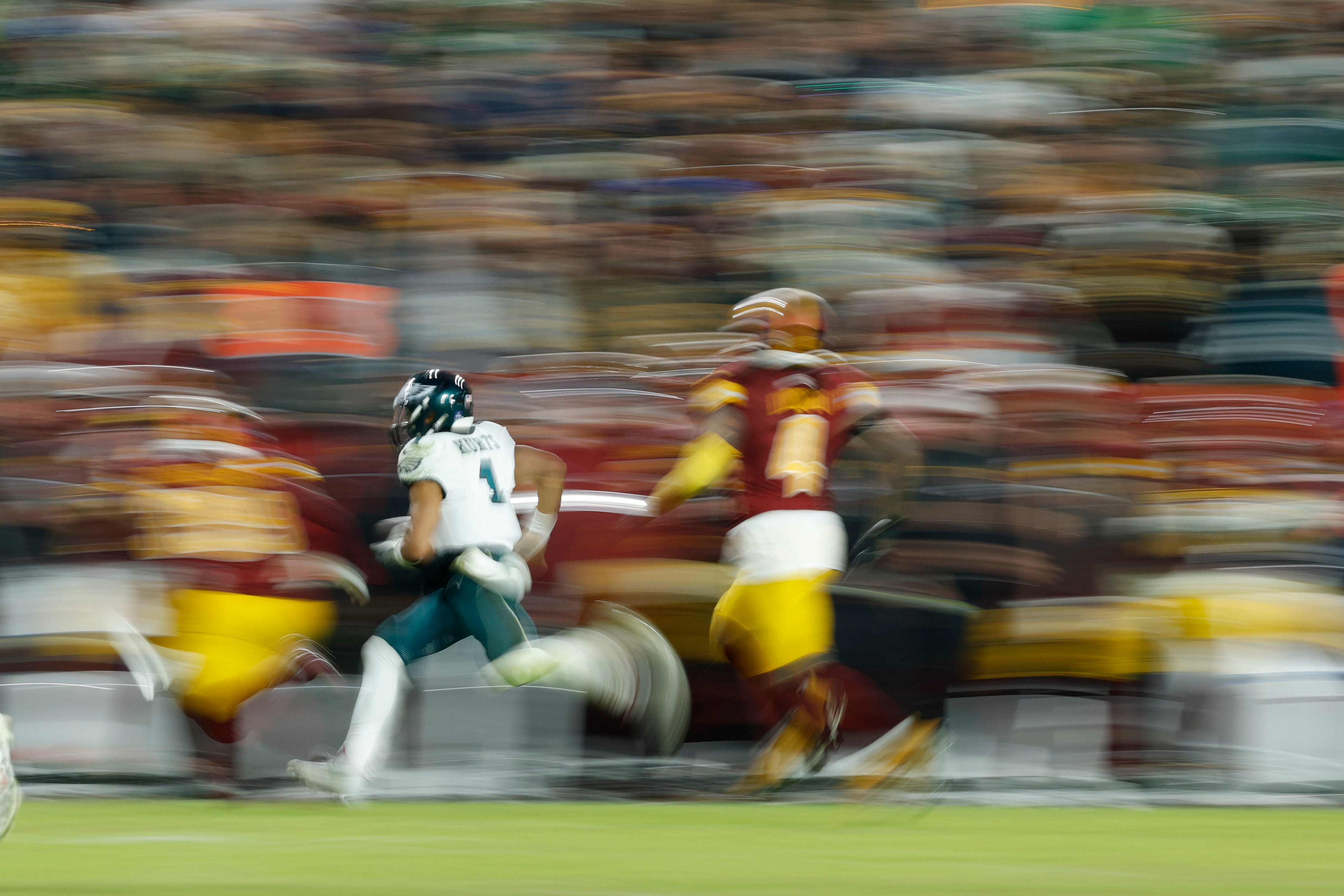 Jalen Hurts Chases History, Caleb Williams Haunts Green Bay, the Lions ...