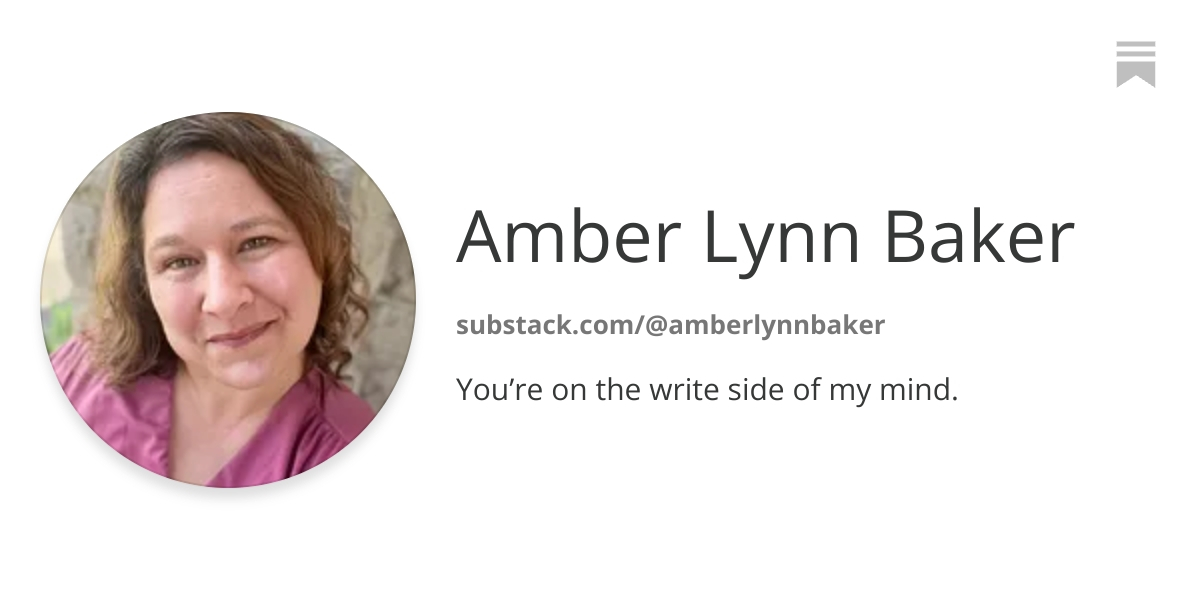 Amber Lynn Baker | Substack