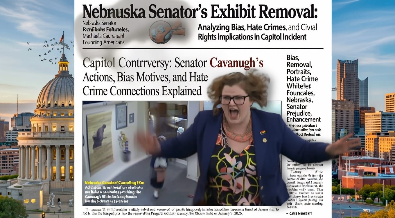 Machaela Cavanaugh Hate Crimes: Bias-Motivated Removal of White Male ...