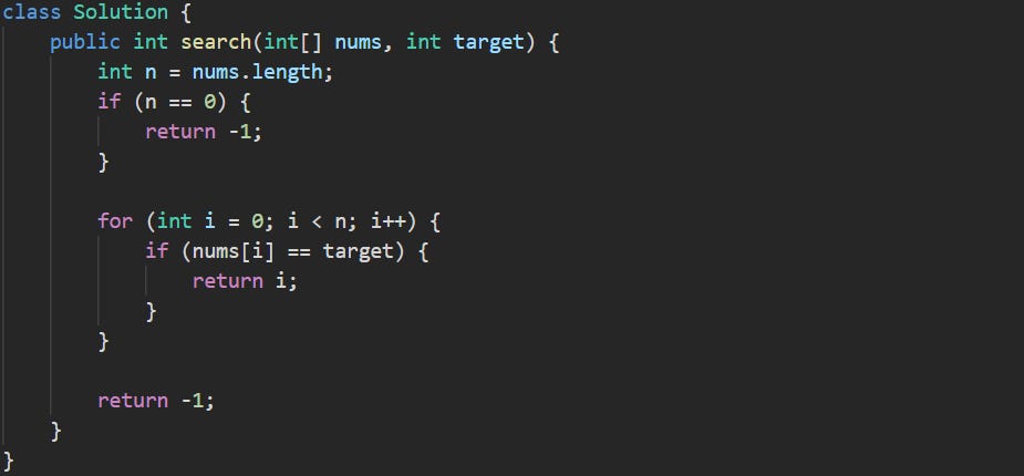 LeetCode #33: Search in Rotated Sorted Array — Solved in Java