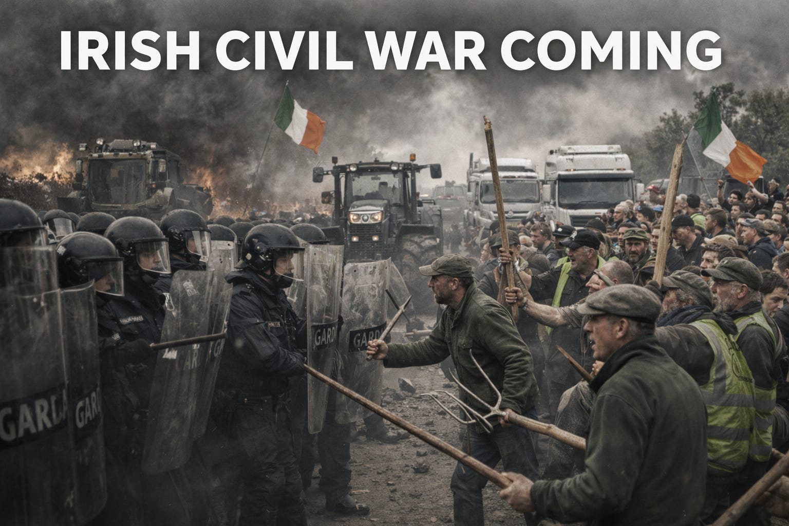 Ireland Is Boiling Over Civil War - by Donald Smith