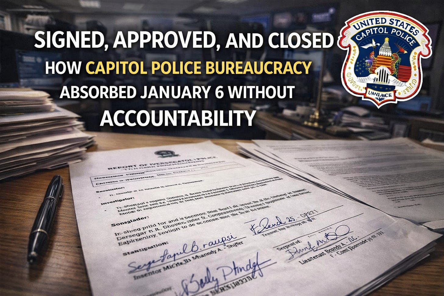 Signed, Approved, and Closed: How Capitol Police Bureaucracy Absorbed ...