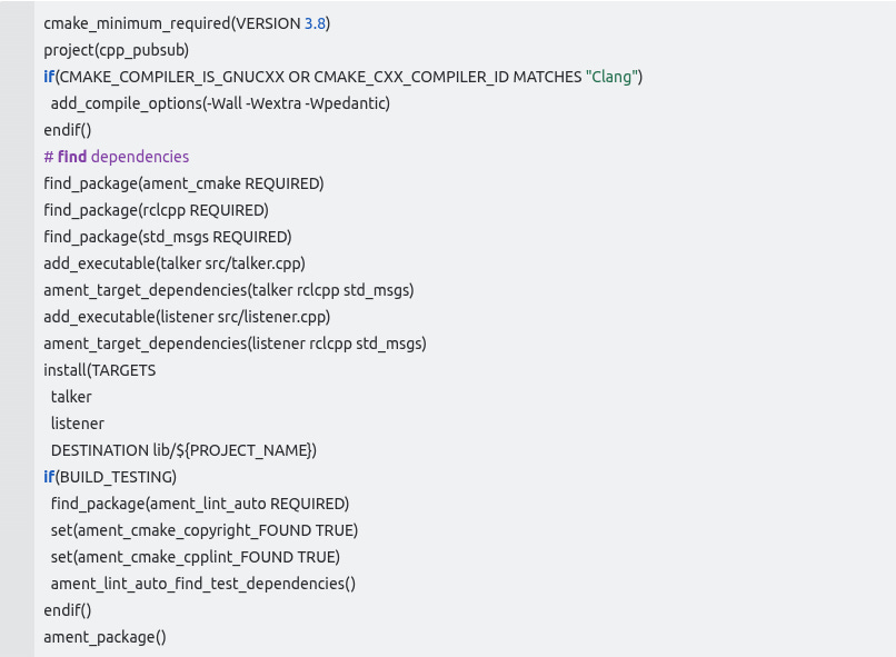 CREATING ROS2 HUMBLE PUBLISHER AND SUBSCRIBER NODE USING C++