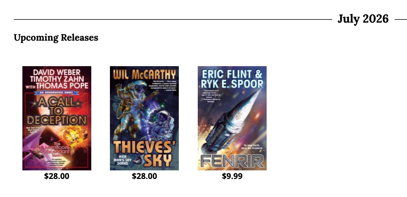 Baen Books Is In Trouble And The Signs Are Everywhere