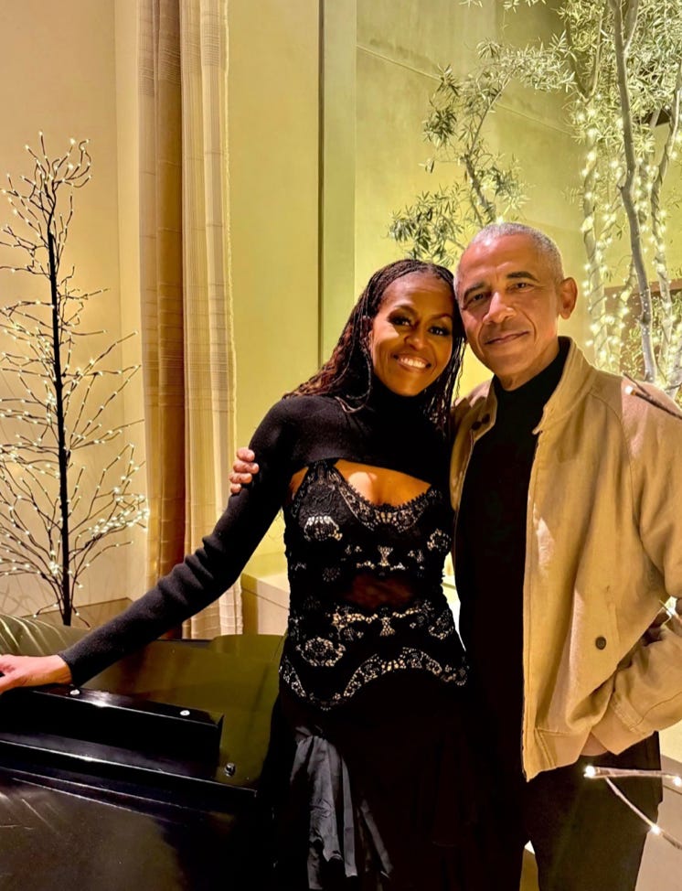Barack and Michelle Obama Drop Festive Christmas Photo and Warm Wishes