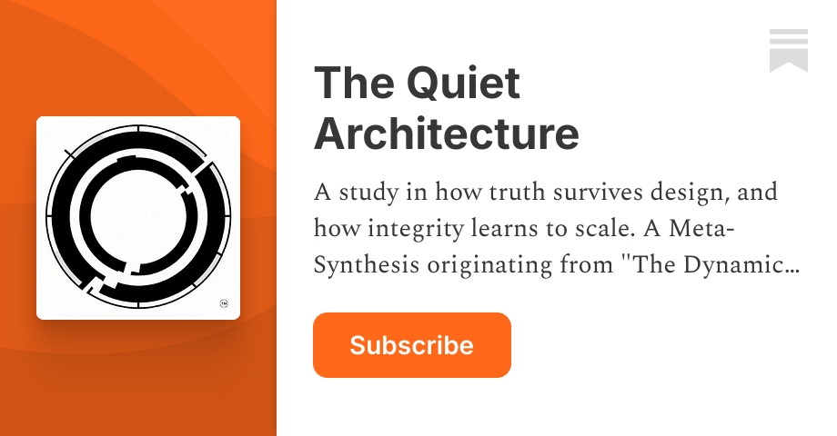 The Quiet Architecture | Michael Peterman | Substack