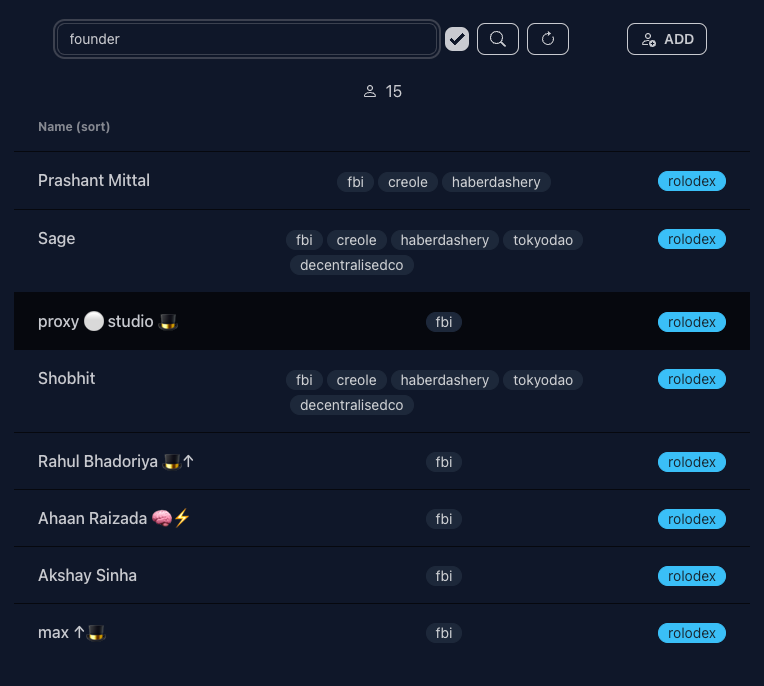 Rolodex v0.2: your internet-native contact app