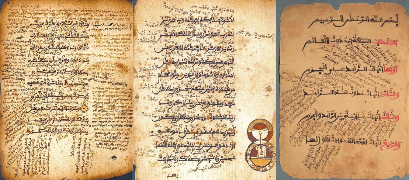 TheʿAjamī script of Africa and the Sorabé manuscripts of Madagascar.
