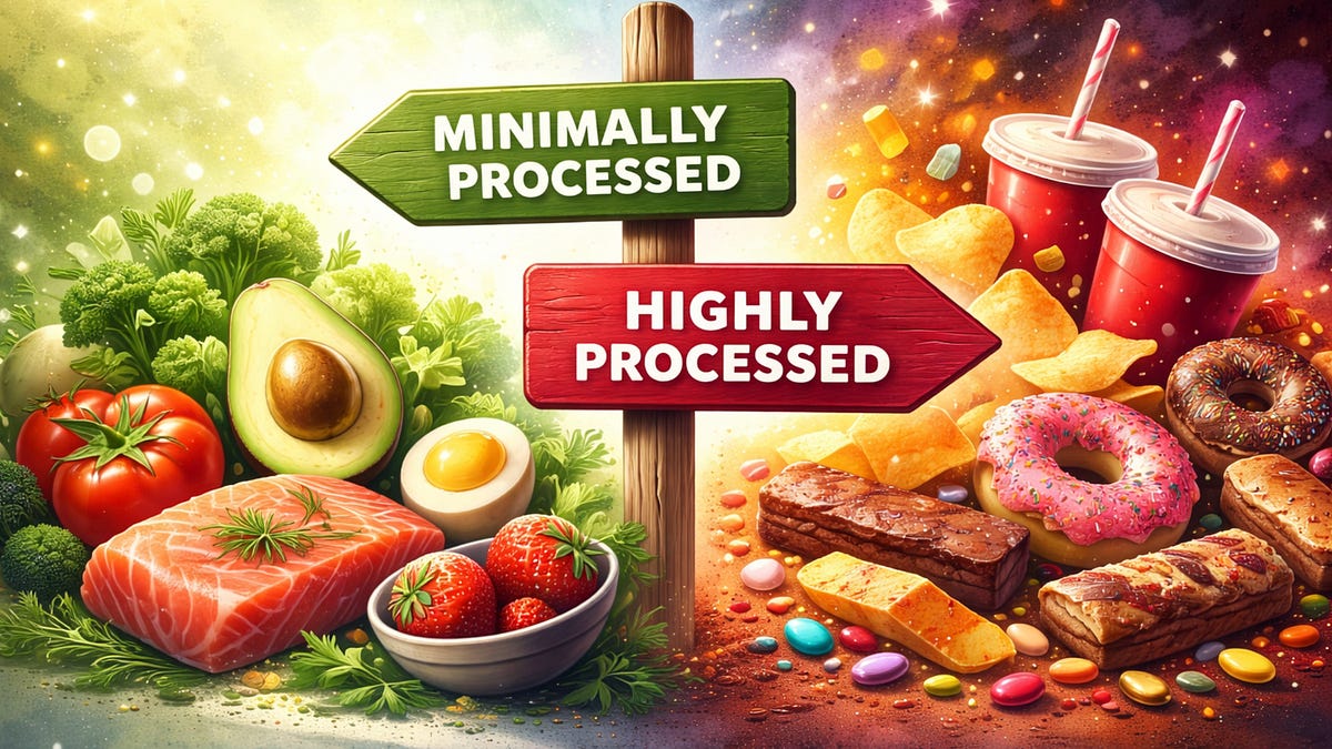 Minimally-Processed vs. Highly-Processed Foods