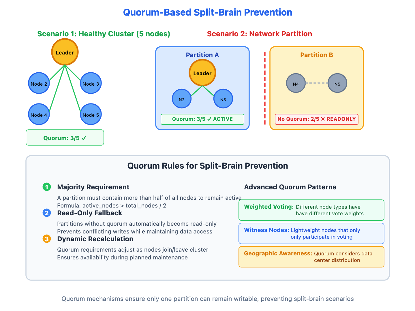 Split-Brain Problem: Prevention and Resolution