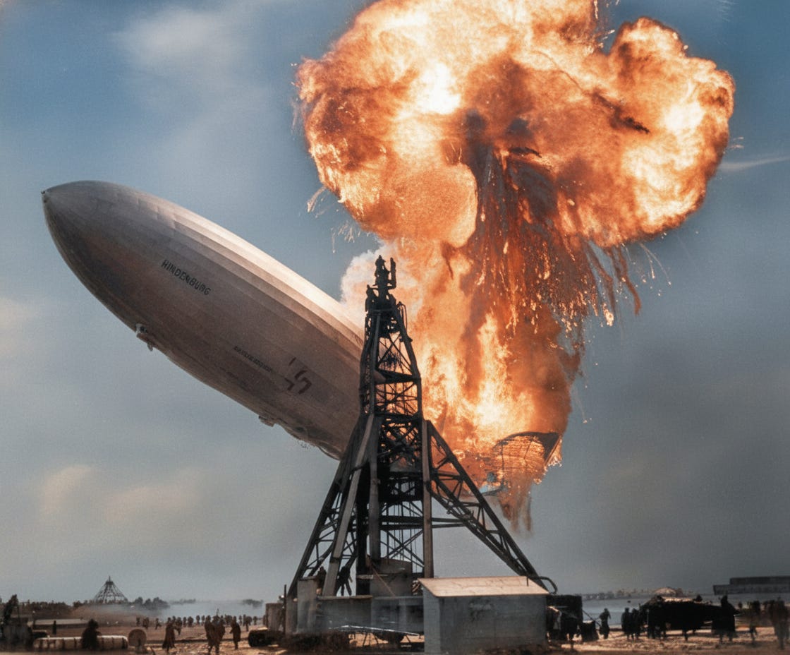 The Hindenburg Disaster - by Adrian Macovei