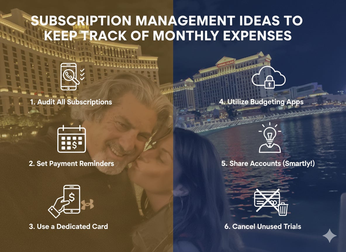 Subscription Management Ideas to Keep Track of Monthly Expenses