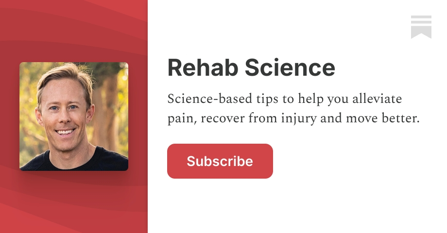 Rehab Science Substack | Dr. Tom Walters | Substack