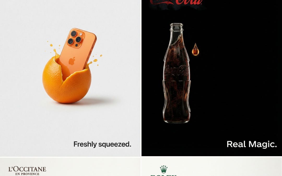 Image Prompt for Minimalist Product Print-Ad