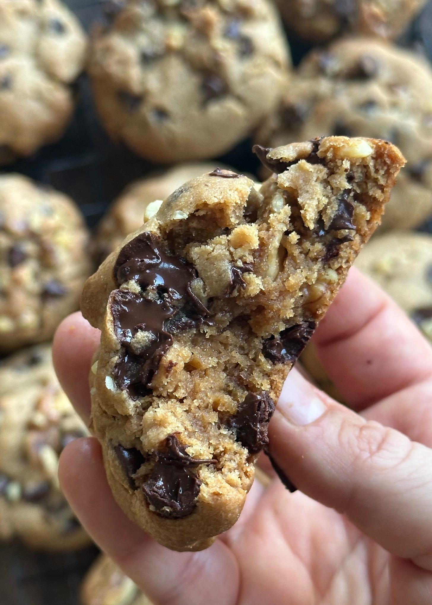 Bakery-Style Levain Cookies - by Nelly | Rooted By Nelly