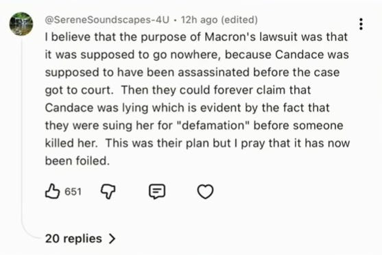 Candace asks why a Turning Point executive phoned a French donor who ...
