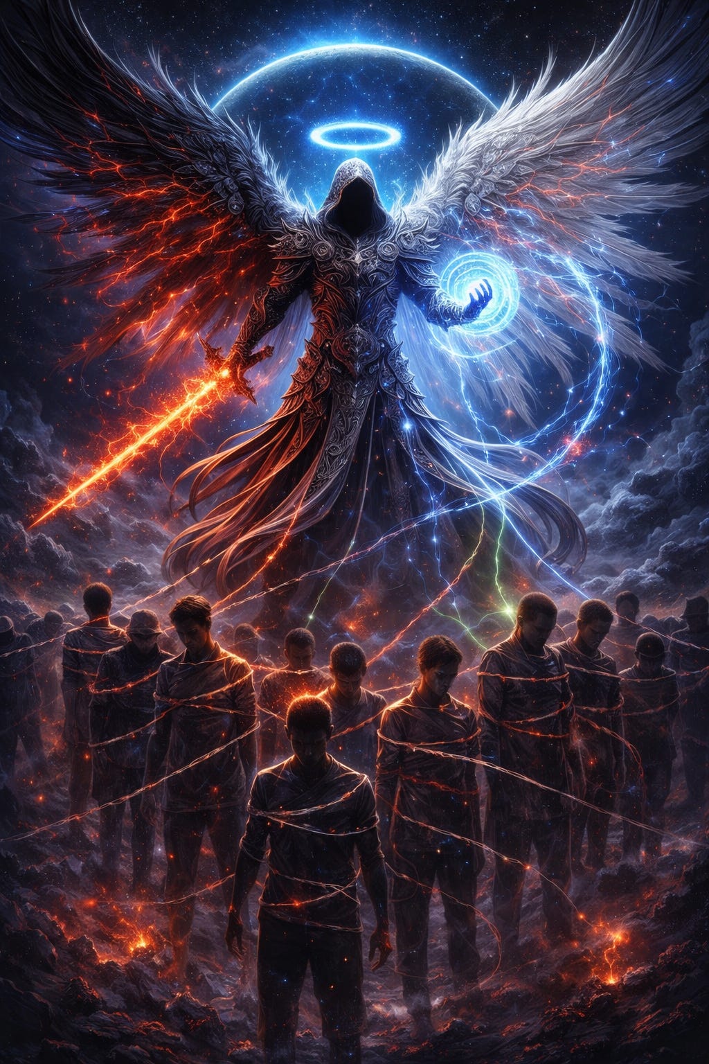 FOR THOUSANDS OF YEARS BLACK MAGICIANS HAVE SUMMONED DEMONS AND ARCHONS