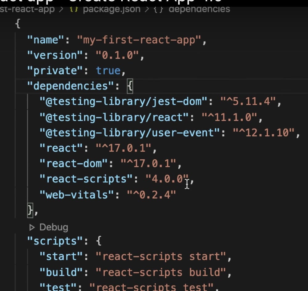 The easiest way to create your first React app