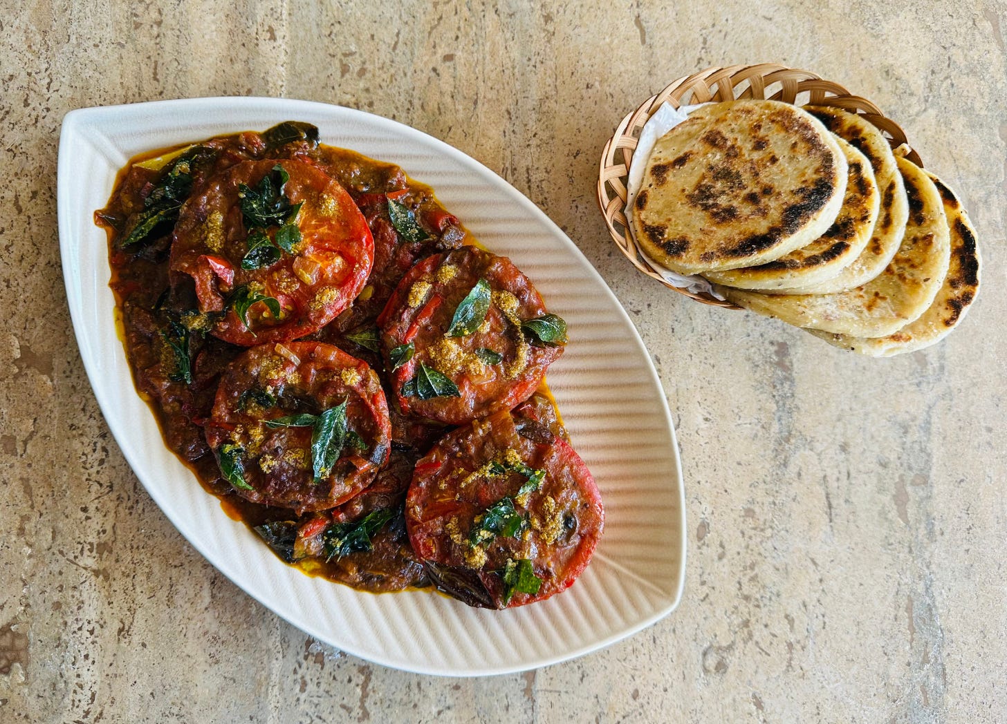 Keralan Naadan Tomato Curry - by Lisa McLean