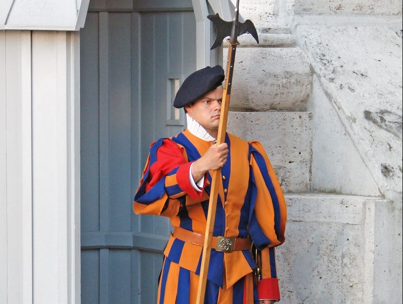 Everything you’ve ever wanted to know about the Swiss Guards