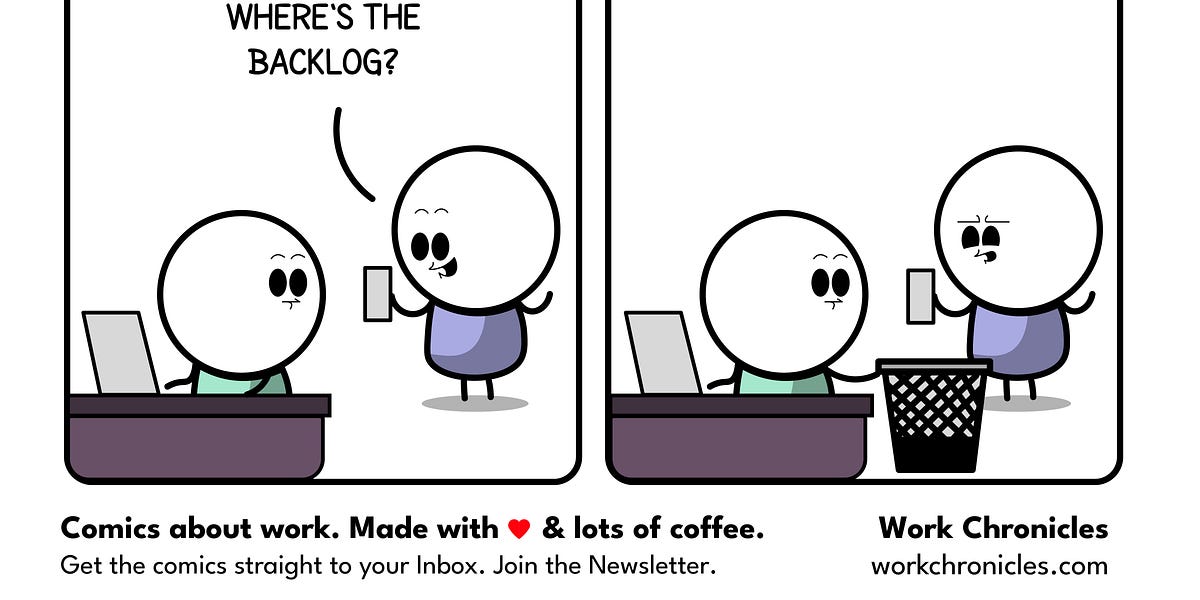 (comic) Put it in the backlog - Work Chronicles