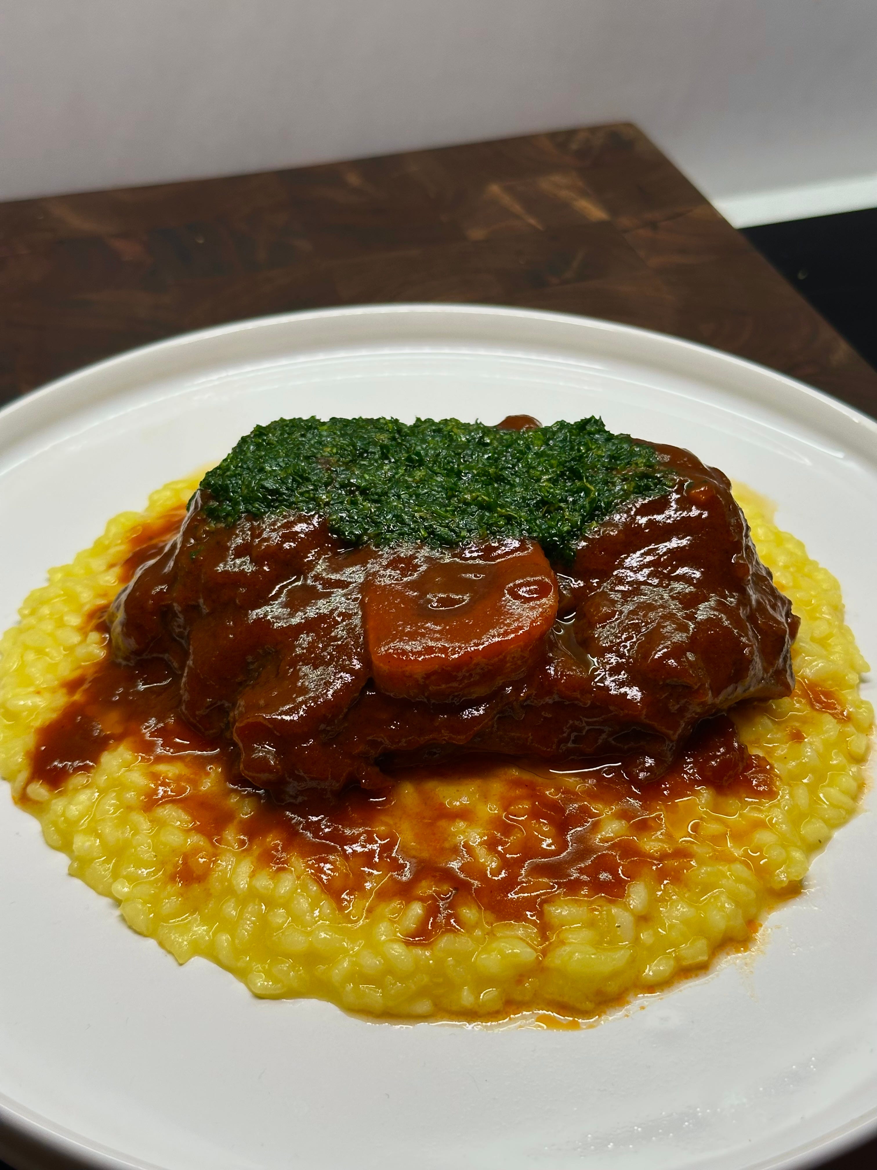 Osso Buco Milanese with Saffron Risotto & Gremolata: Full Recipe!