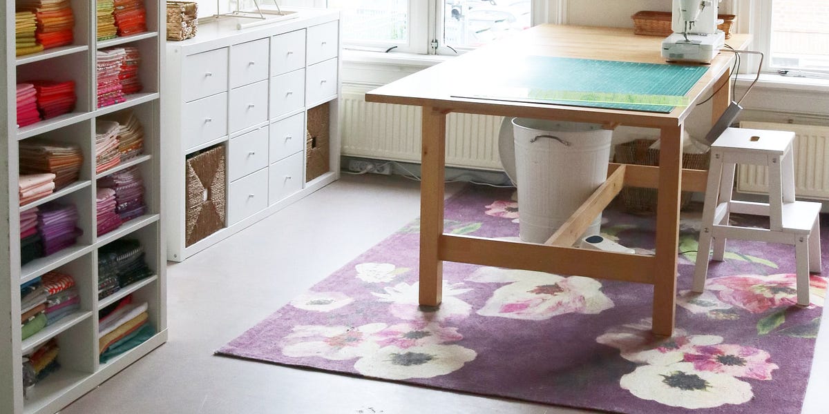 my Sewing Studio - by Rachel LaBour - stitched in color