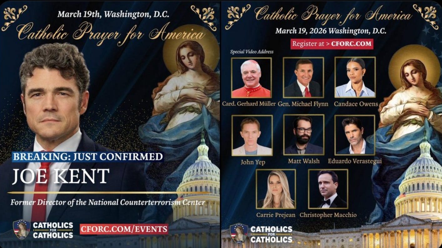 What's With The Catholic Revival? Joe Kent, Candace Owens, Carrie ...