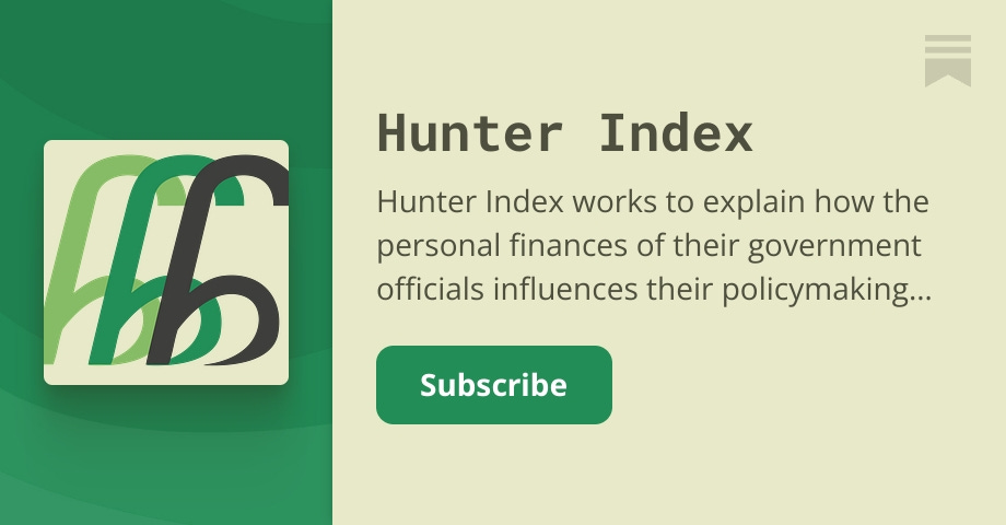 Hunter Index | Jay Hunter | Substack