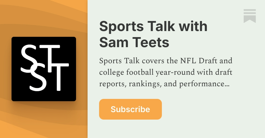 Sports Talk with Sam Teets | Substack
