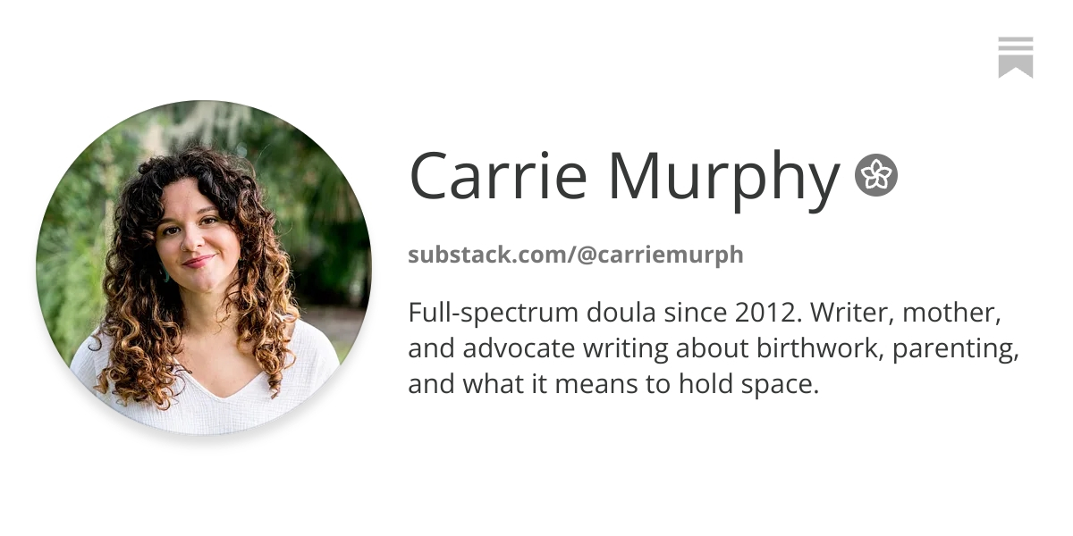 Carrie Murphy | Substack