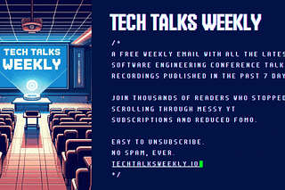 Tech Talks Weekly Substack