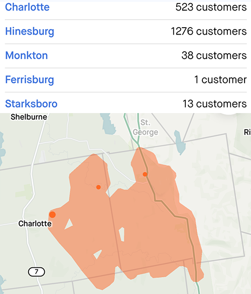 Power Outage Tuesday Morning Affects over 1,200 Hinesburg Customers ...