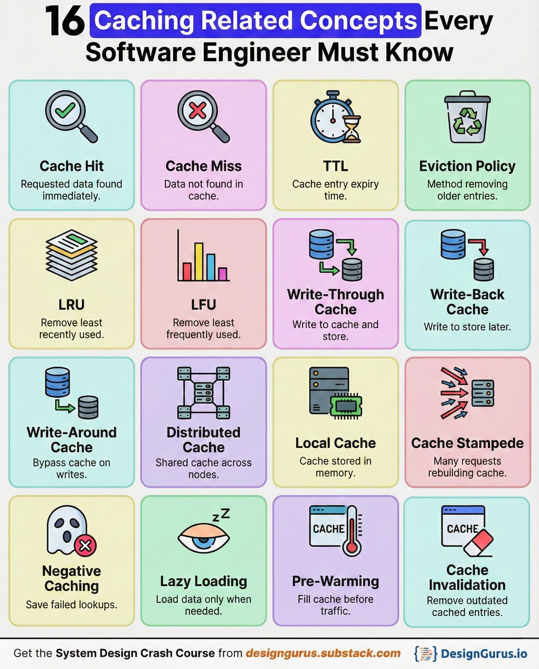 16 Caching Related Concepts Every Software Engineer Must Know