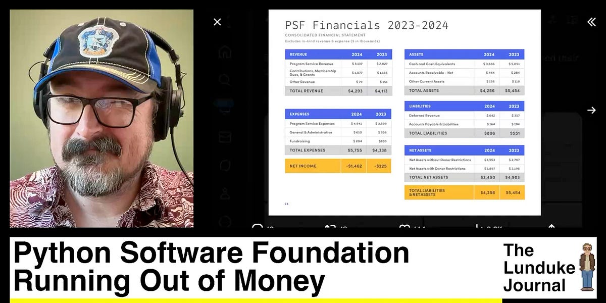 Python Software Foundation Running Out of Money