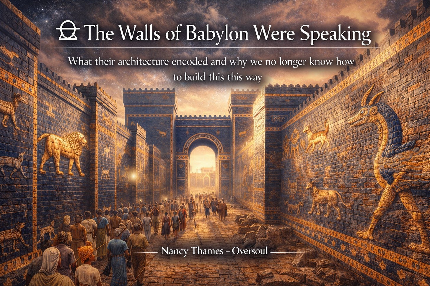 The Walls of Babylon Were Speaking - Nancy Thames
