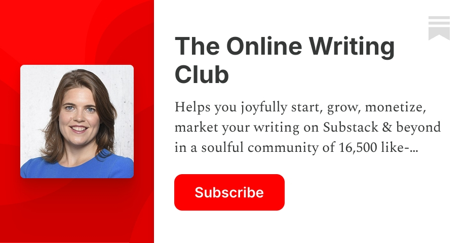 The Online Writing Club | Kristina God | Substack