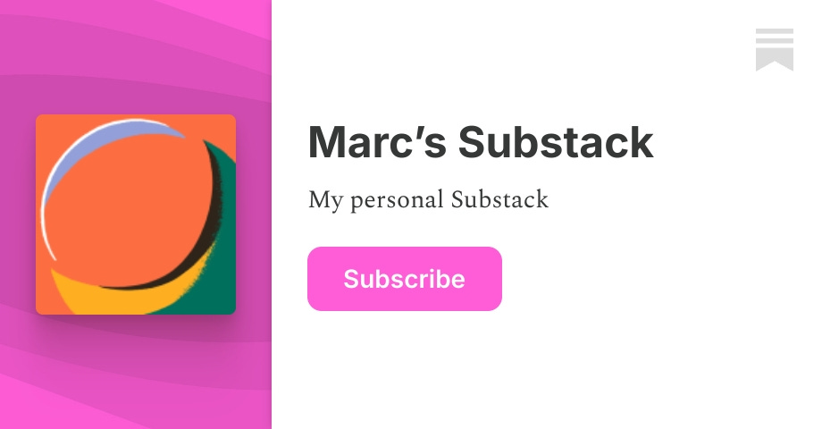 Marc’s Substack | Marc W. Kohler | Substack