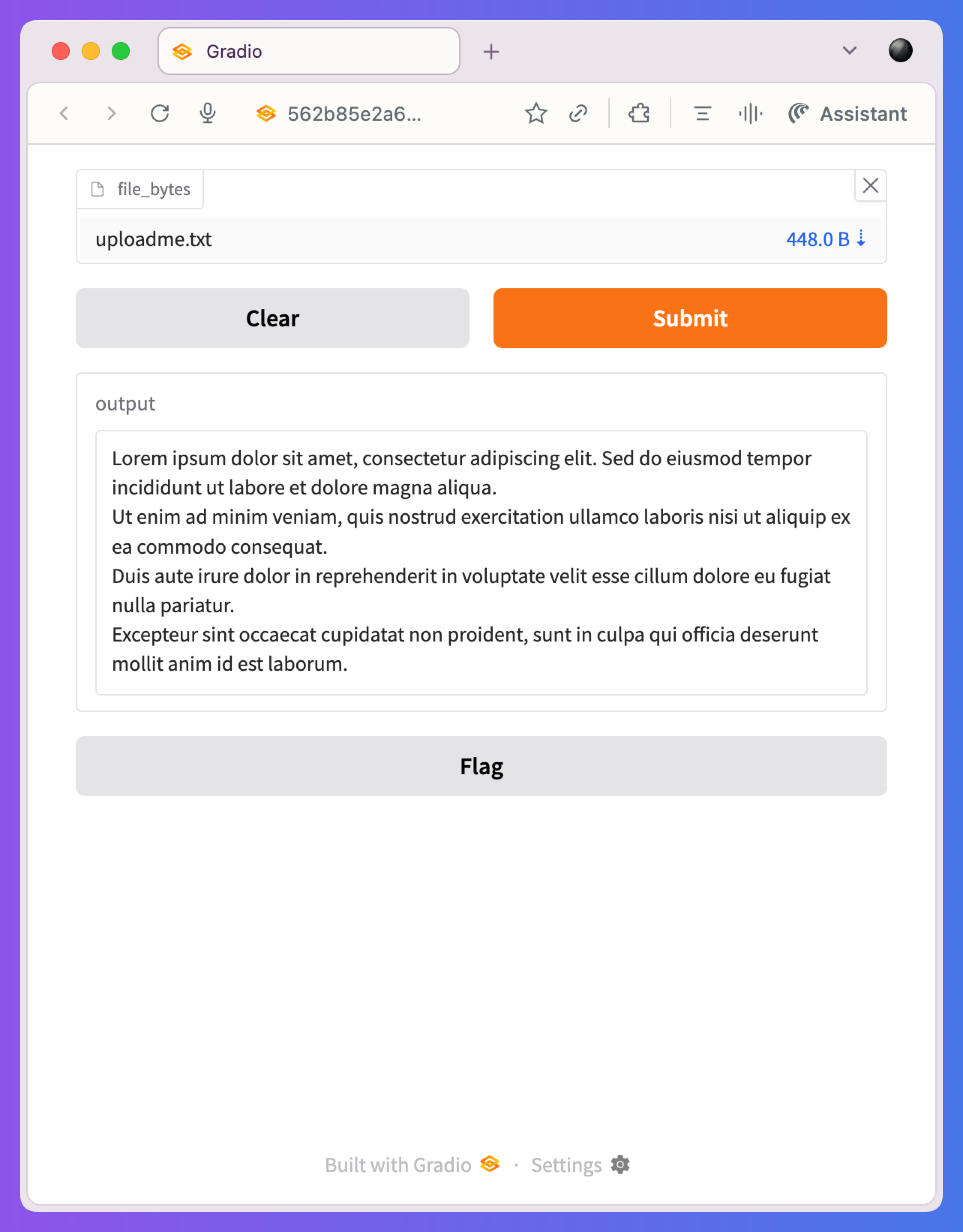 Python App to Upload and Read Files in Gradio